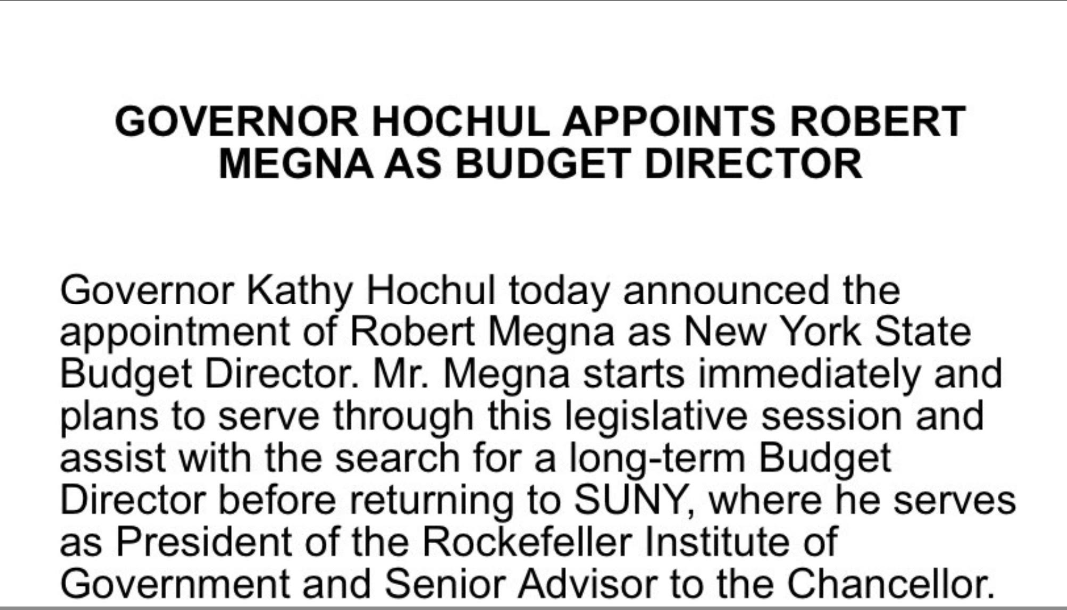 Governor appoints Robert Megna as DOB Director - Mental Health ...